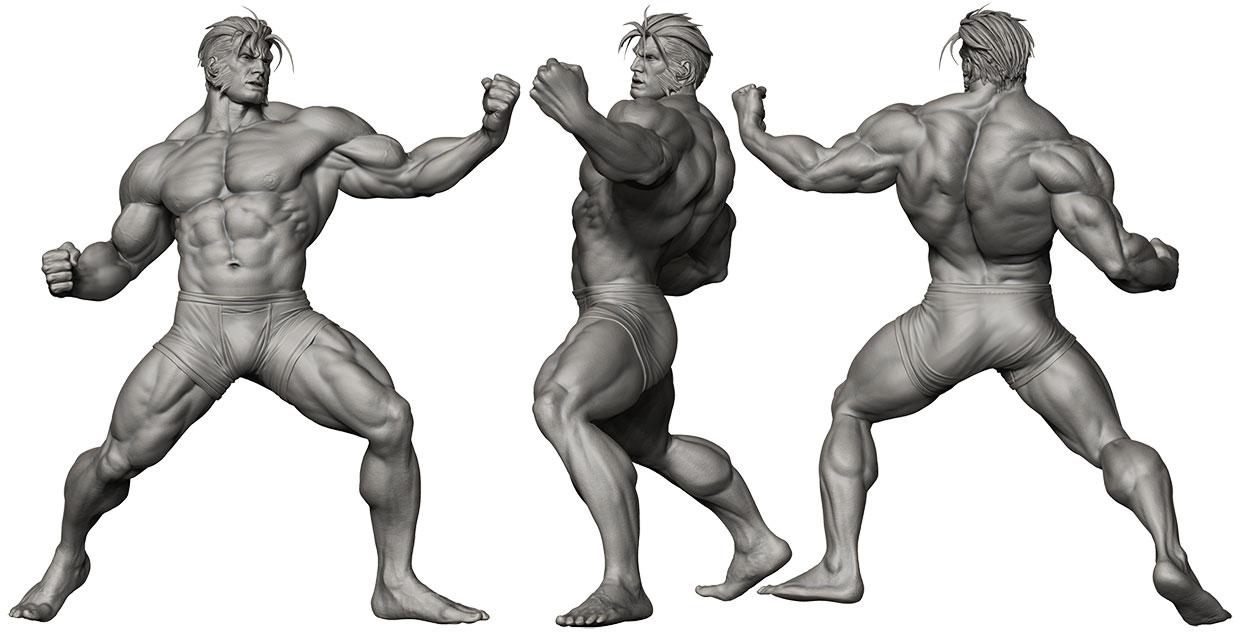 Super Hero 3D Models